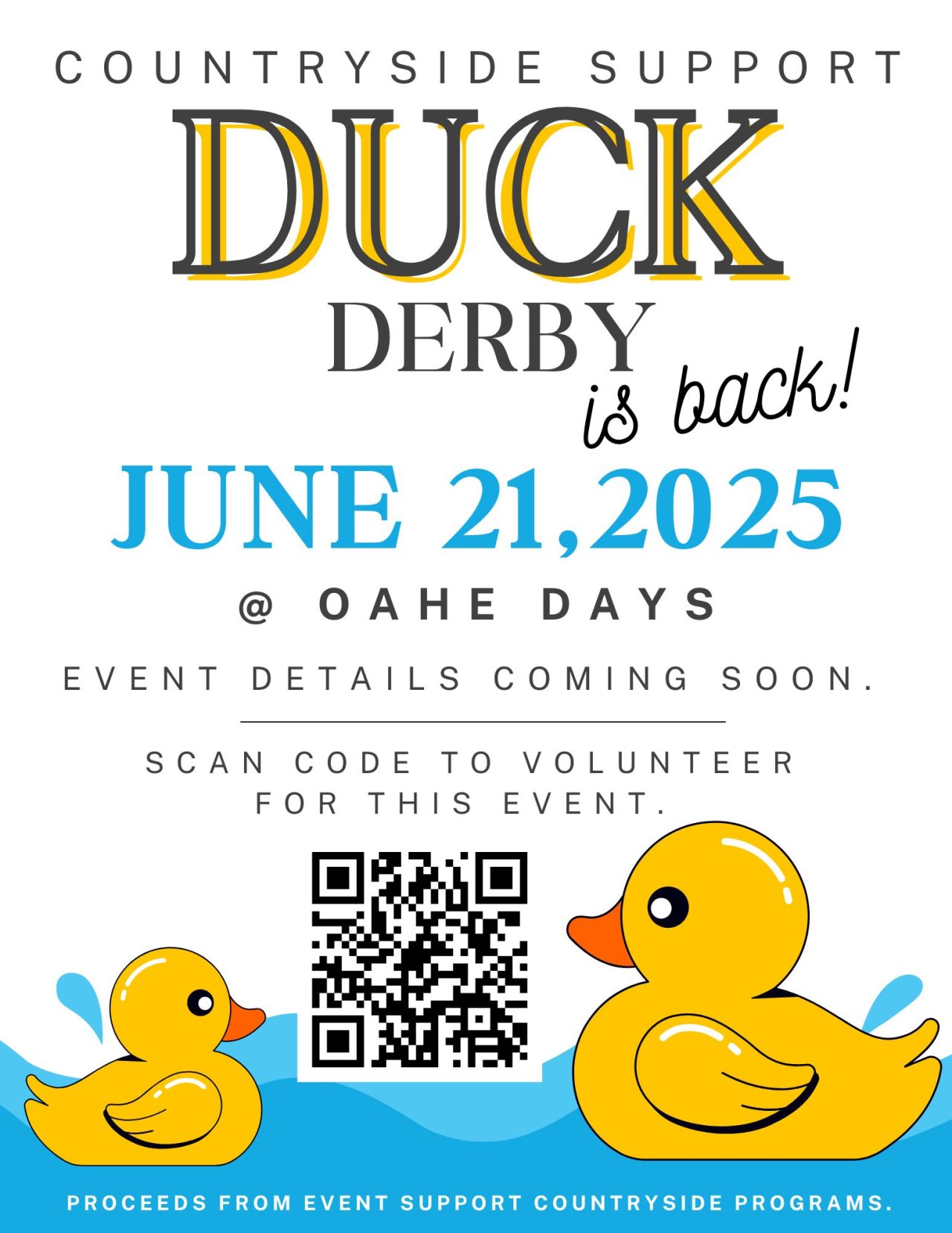 Duck Derby Form - Countryside Support